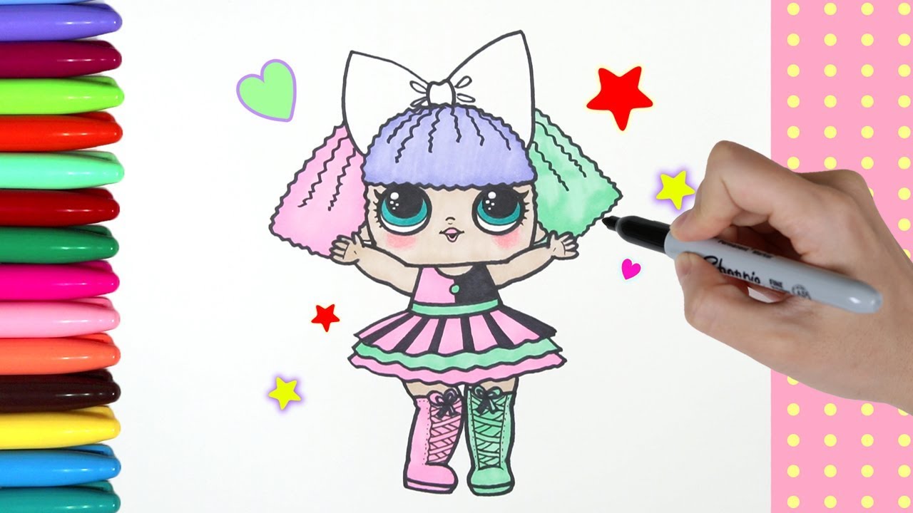 How to Draw LOL Surprise Doll #3 엘오엘 서프라이즈 돌 그리기 3 - YouTube