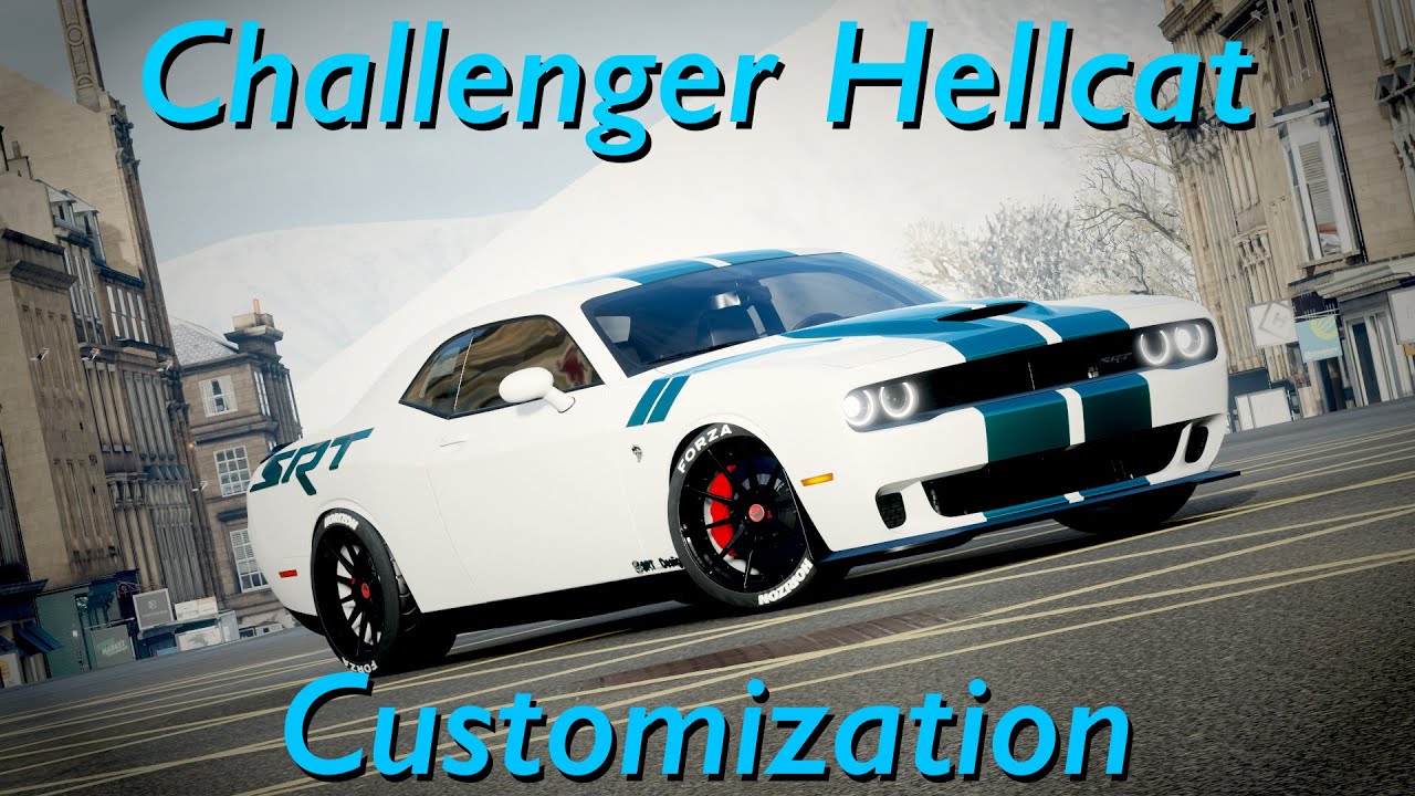 Forza Horizon 4 - Challenger Hellcat (Customization) - YouTube