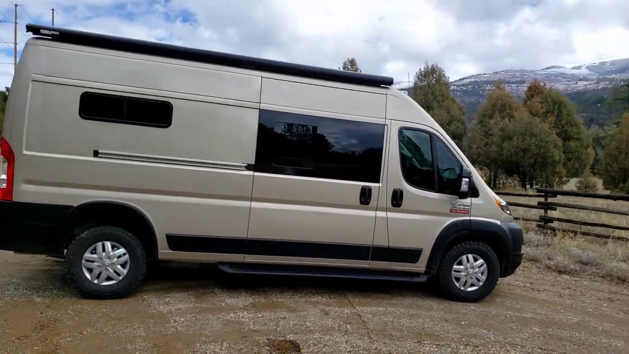 159 Promaster Custom built with awning, medicine cabinet, reading ...