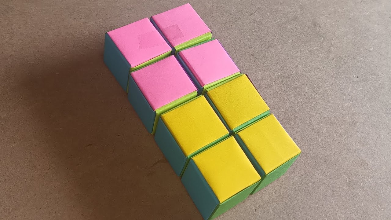How to Make a Paper Cube | DIY Origami Cube Box Making Tutorial |Easy ...