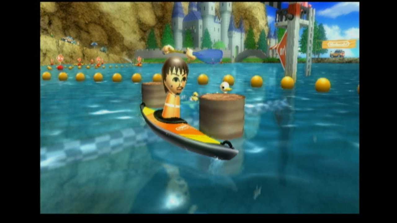 Time to do some kayaking in Canoeing at Wii Sports Resort! - YouTube