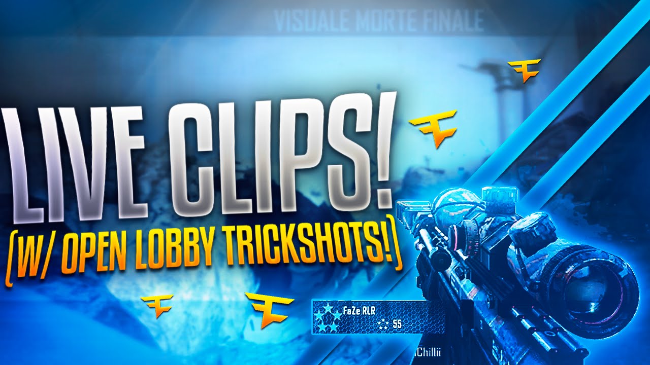 Live Clips w/ Open Lobby Trickshots! - YouTube