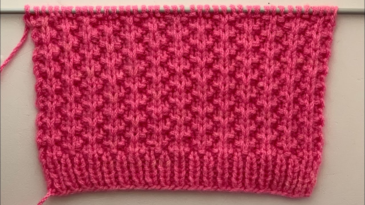 Very Easy/Pretty Knitting Stitch Pattern For Gents And Baby Sweater ...