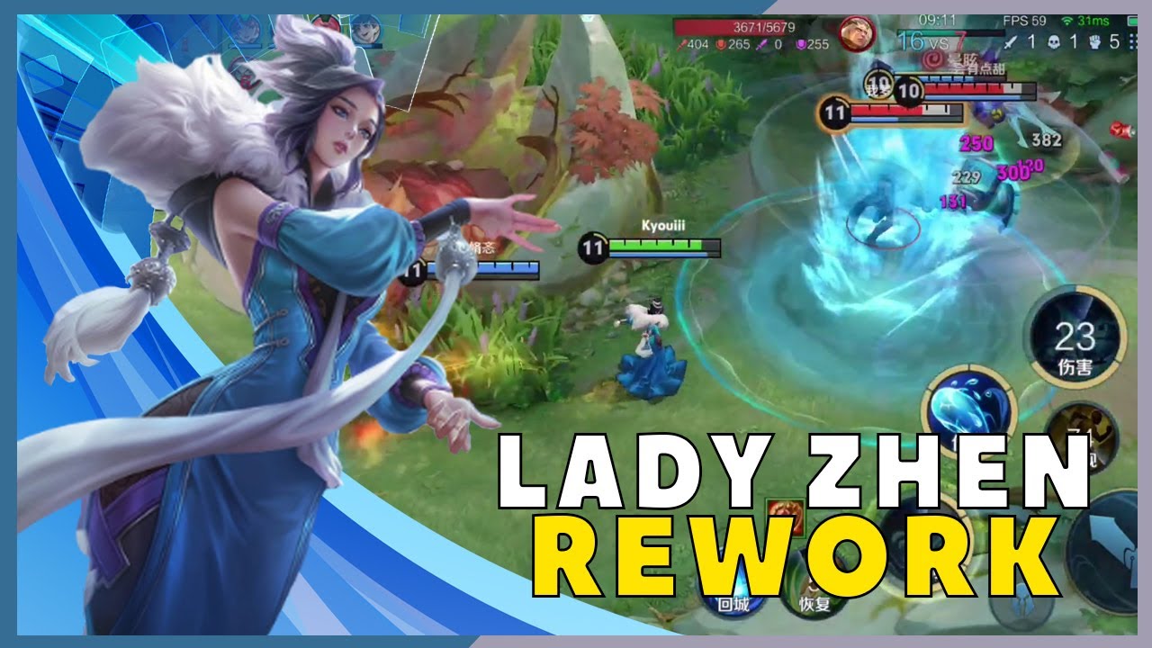 New Lady Zhen Rework | Honor of Kings - YouTube