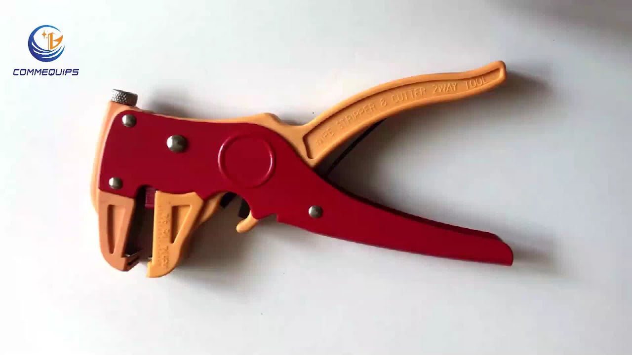 0.5-6mm automatic wire stripper for single wire or flat wire - YouTube