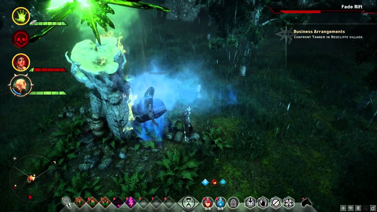 Dragon Age: Inquisition - Fallow Mire Rift Fight - YouTube