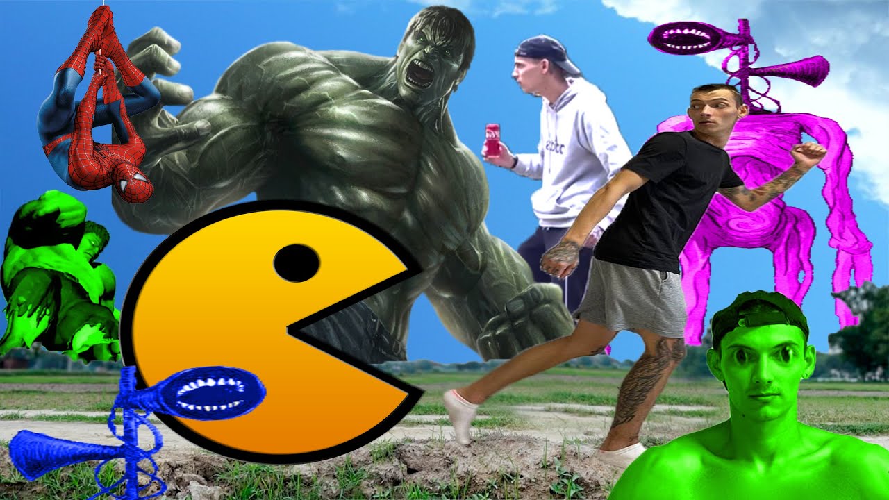 Superheroes Team vs Real Man and Packman in Real Life, Full Episode ...