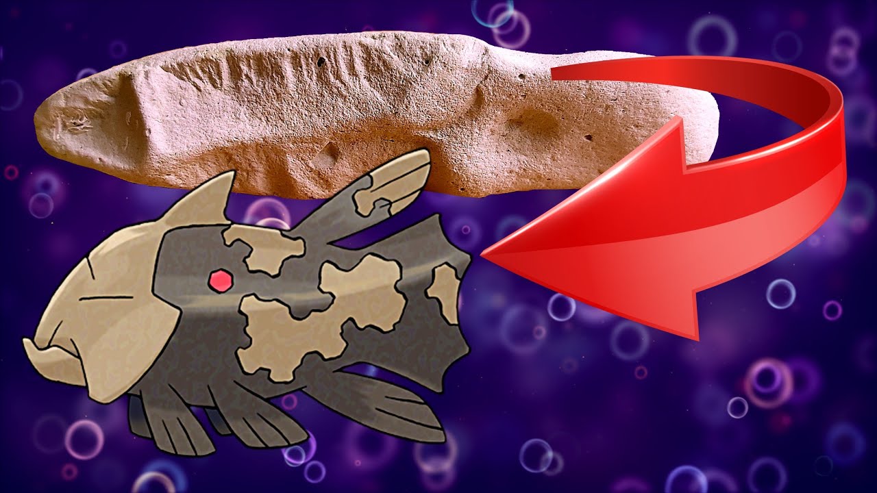 I Painted The Pokémon, Relicanth On A Rock + Bonus Painted Toy. - YouTube