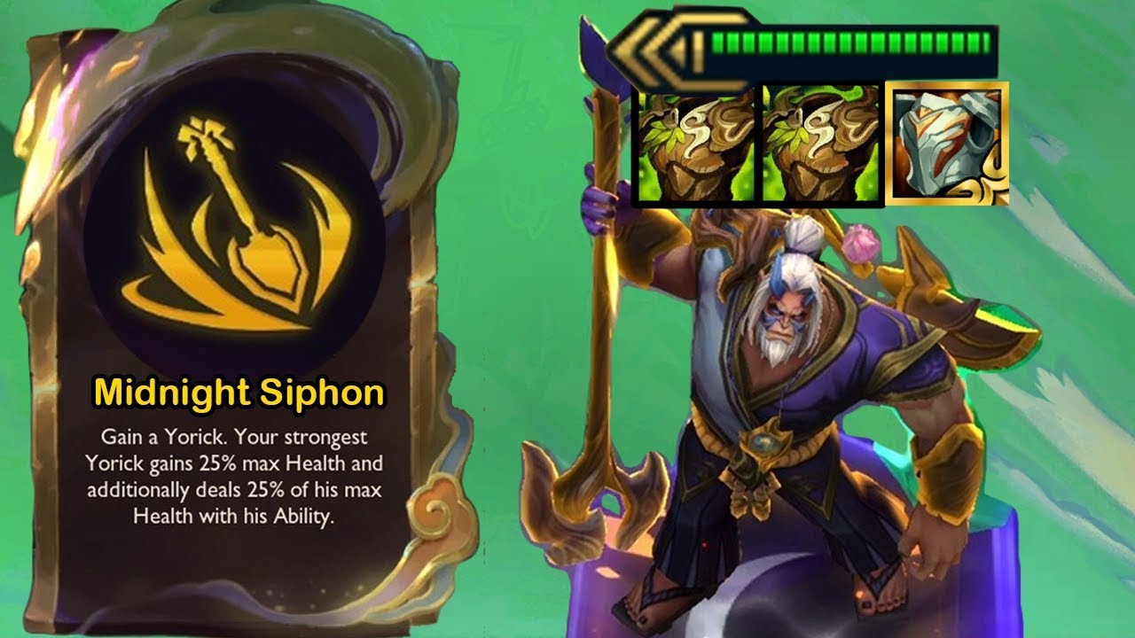 3 Star Yorick Super DMG, Super Tank - Infinity HP | TFT Set 11 - YouTube
