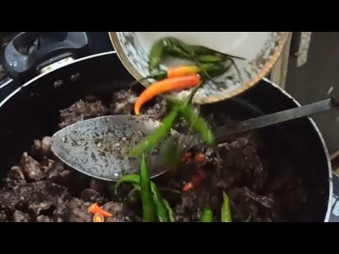 cooking tinumis /dinuguan manok recipe @cooking #recipe @YouTube ...