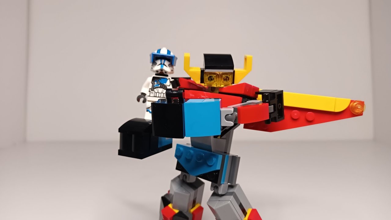 Lego mech stop motion build - YouTube