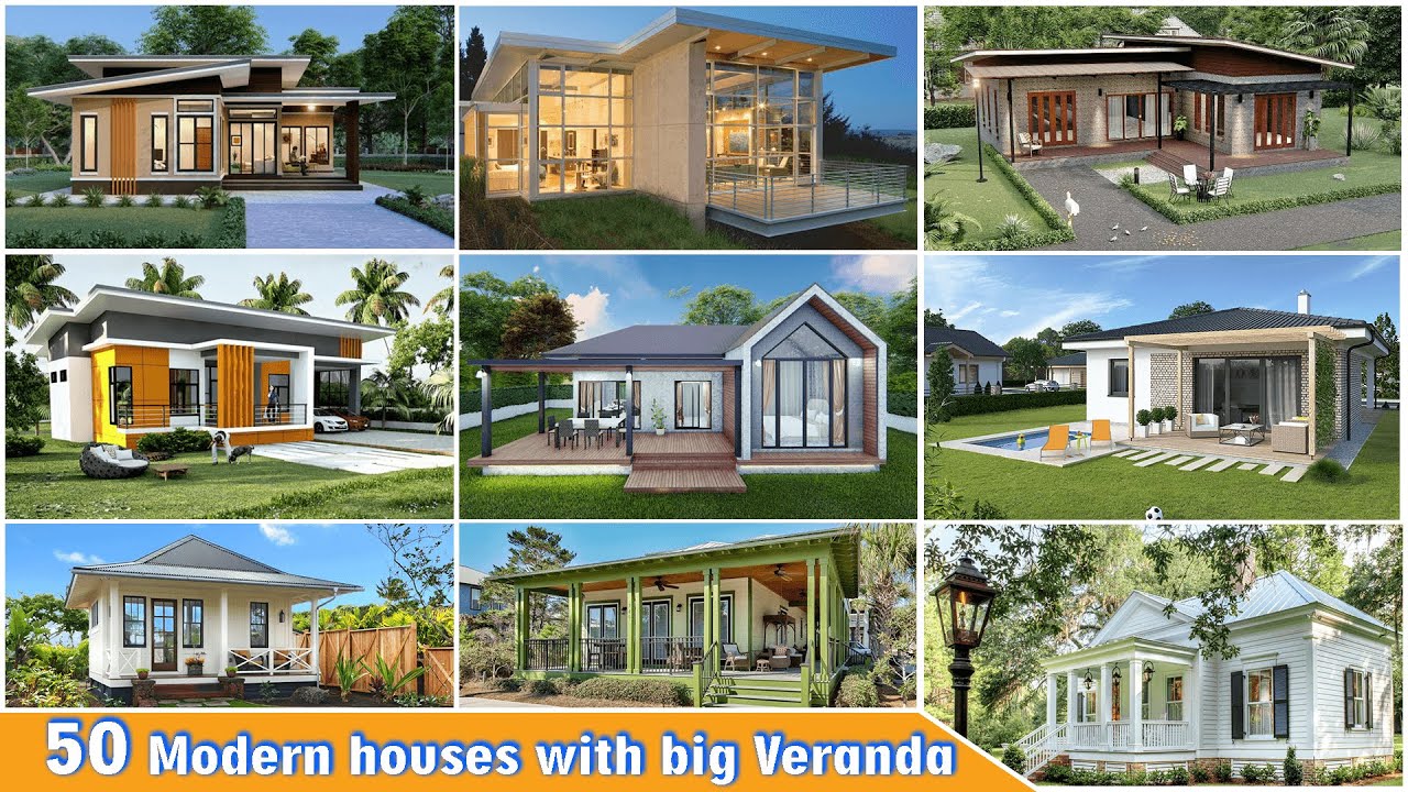 Best Modern veranda house design ideas - YouTube
