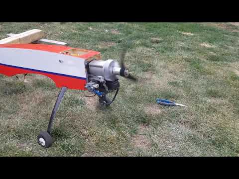 Homelite 30cc rc plane - YouTube