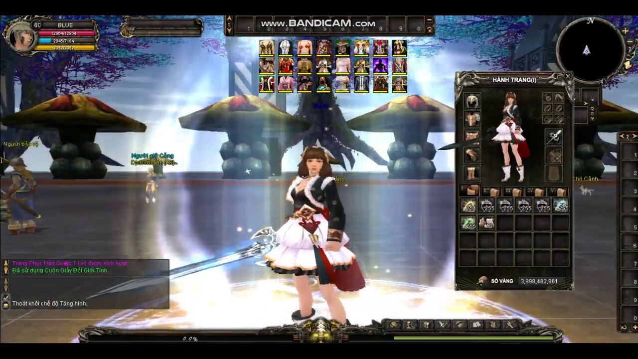 Shaiya Blue Costume in Việt Nam - Cast Skill thoải mái - YouTube