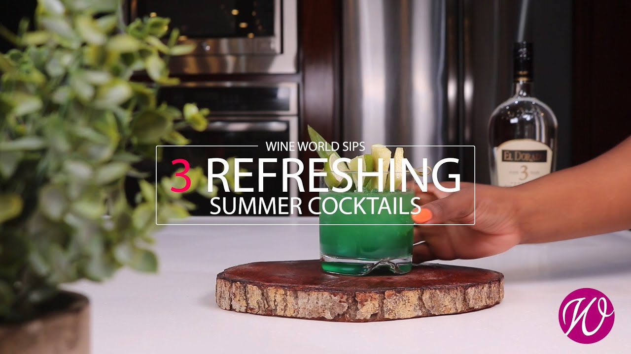 3 summer cocktail refreshers you have to try! - YouTube