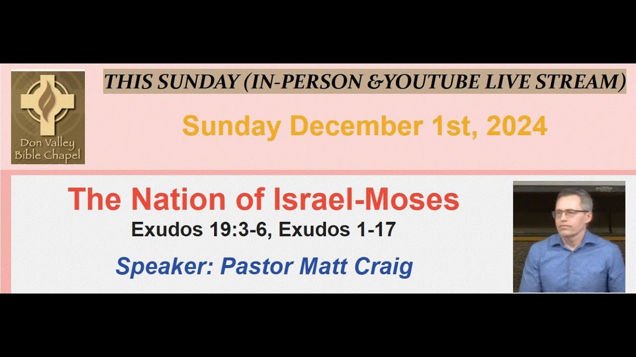 The Nation of Israel:- Moses - YouTube