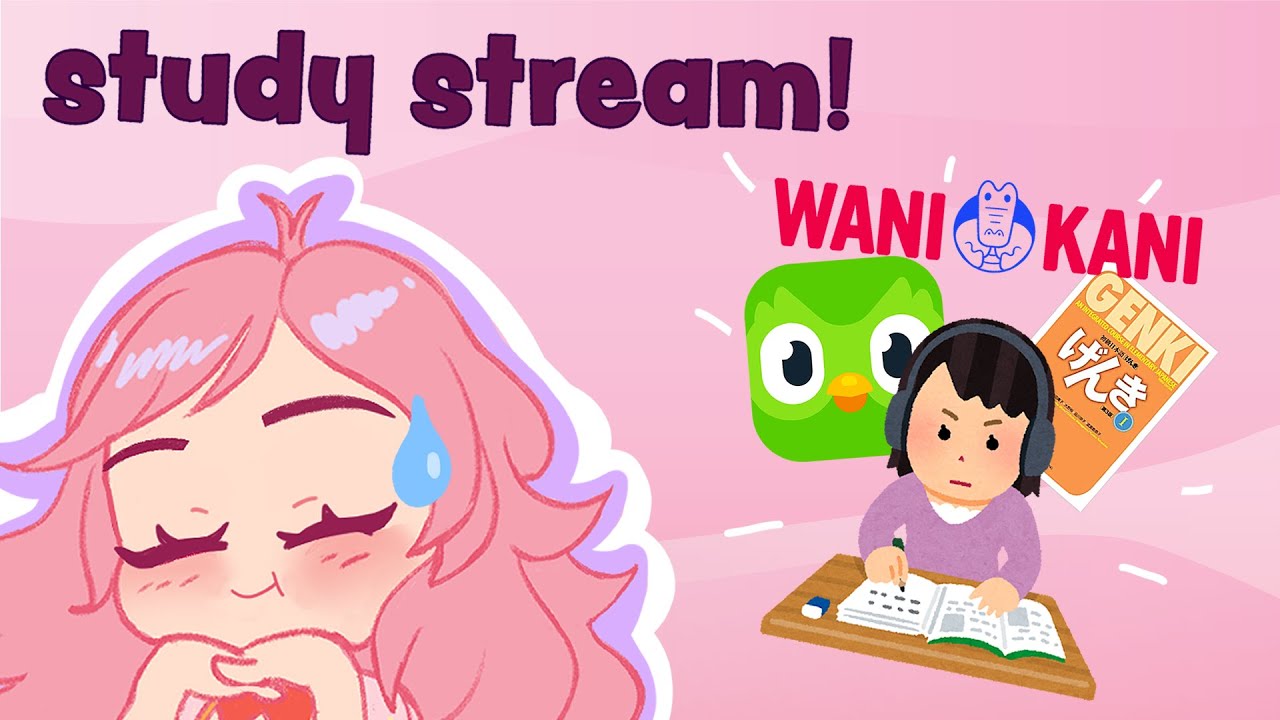 Study Stream! I have a lot of reviews to do... 日本語を勉強しましょう！！！ - YouTube