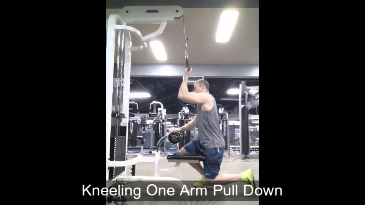 One Arm Pull down - YouTube