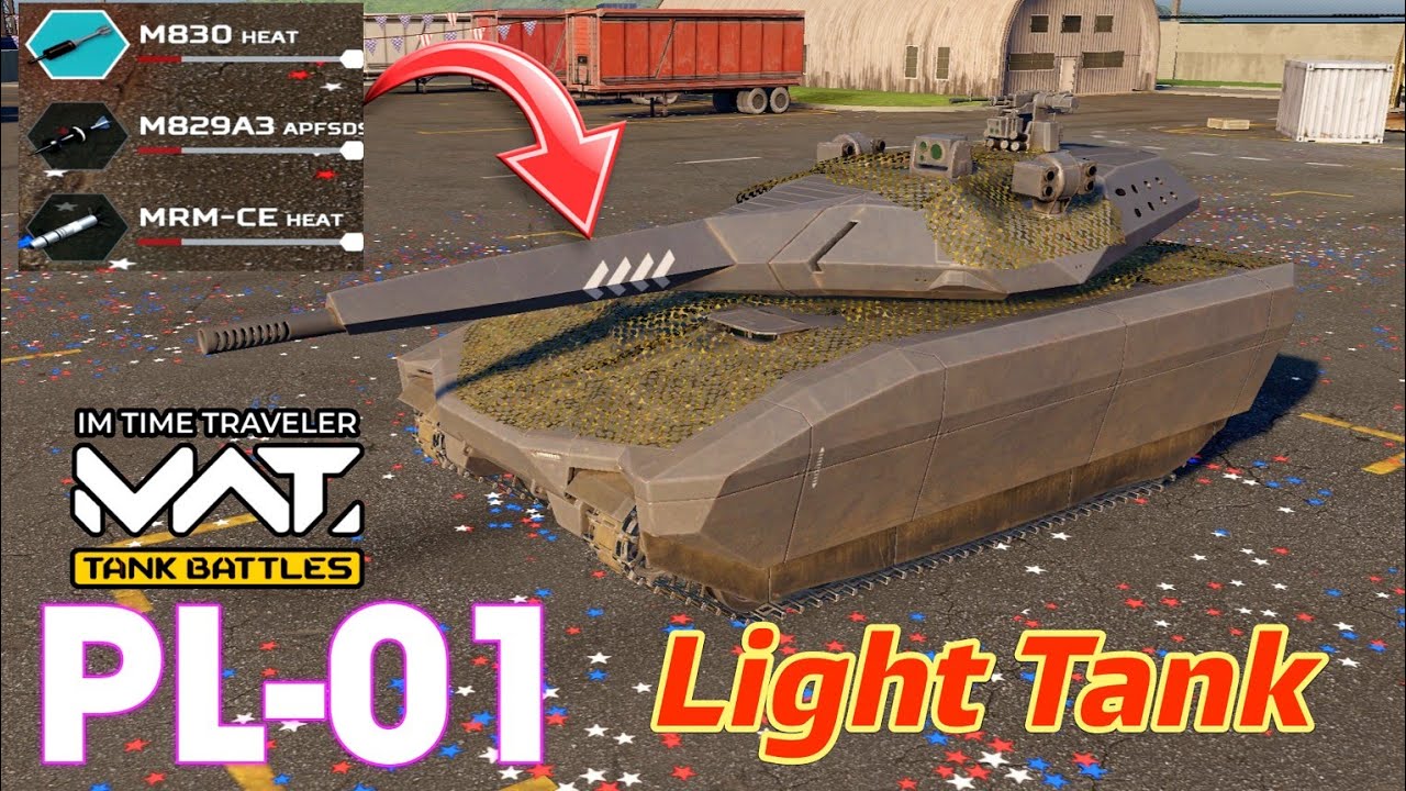 MWT Tank Battles: PL-01 Light Tank Gameplay! Im time traveler mwt - YouTube