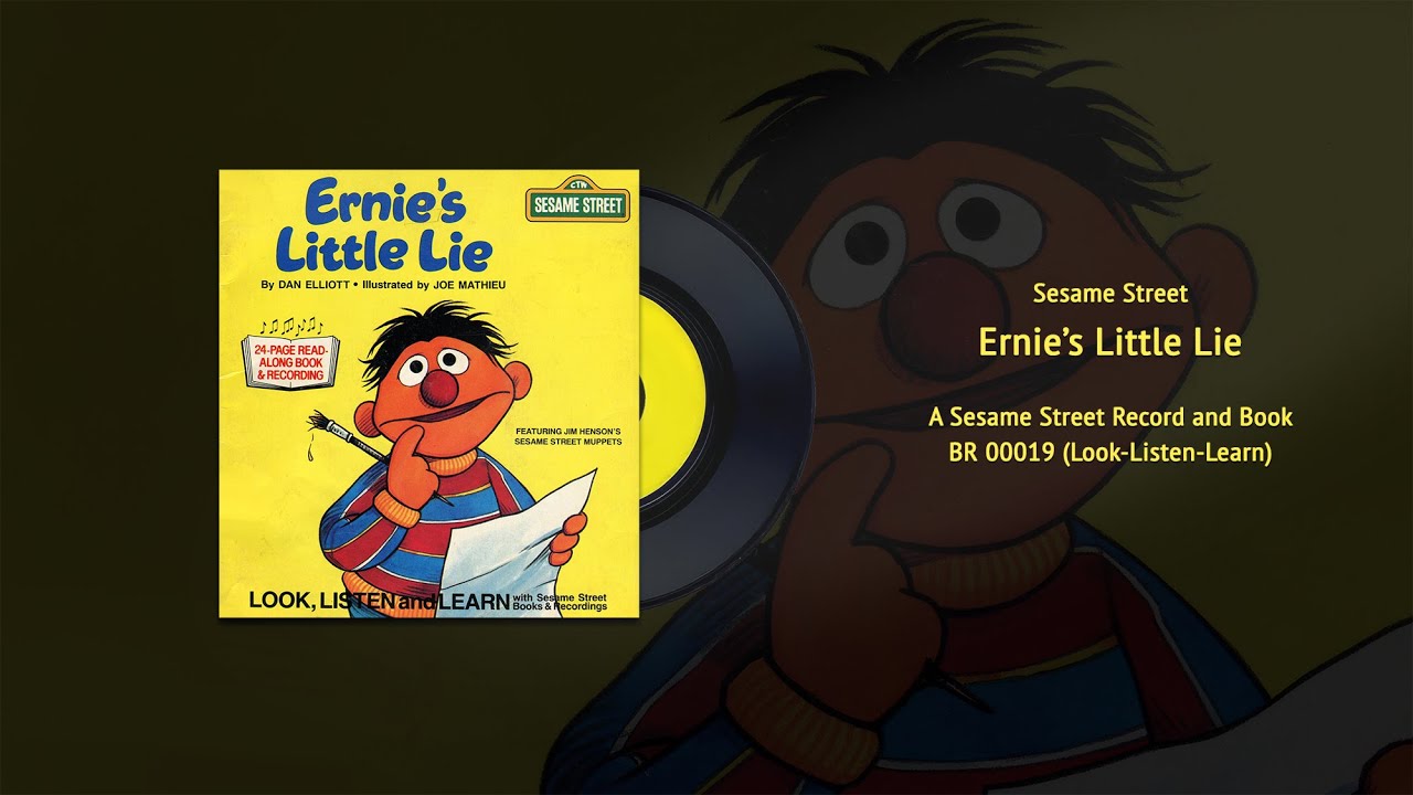 Ernie's Little Lie - Sesame Street Story Album (BR 00019) | Vintage ...