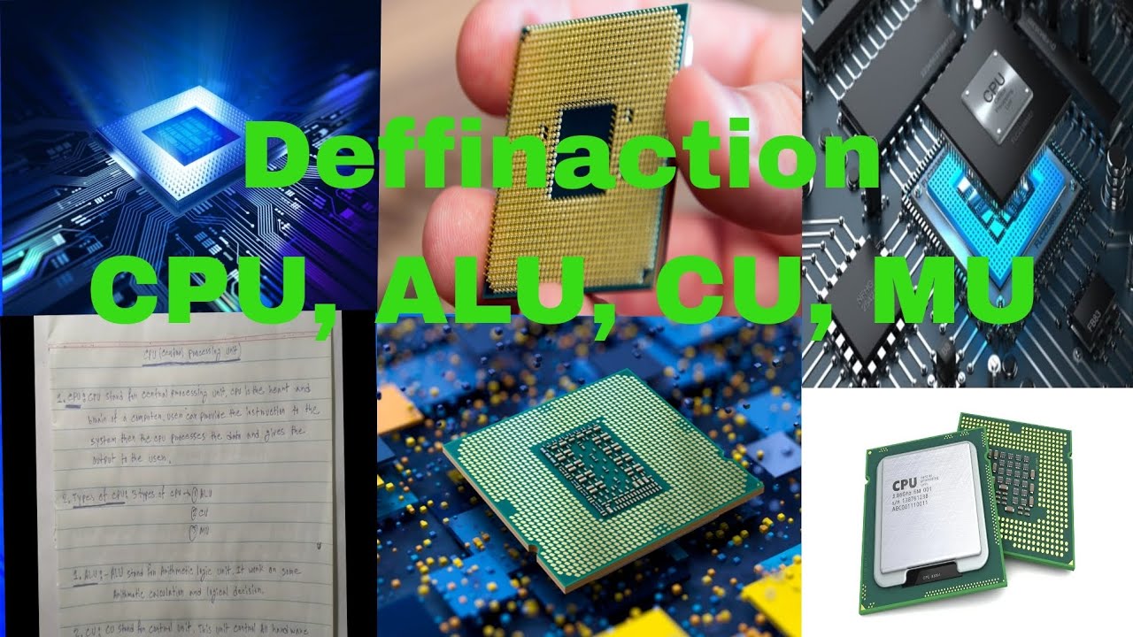 Deffinaction CPU, ALU, CU, MU 🔥! ARIS KA VIDEO DIARIES 🔥 ️ !! - YouTube