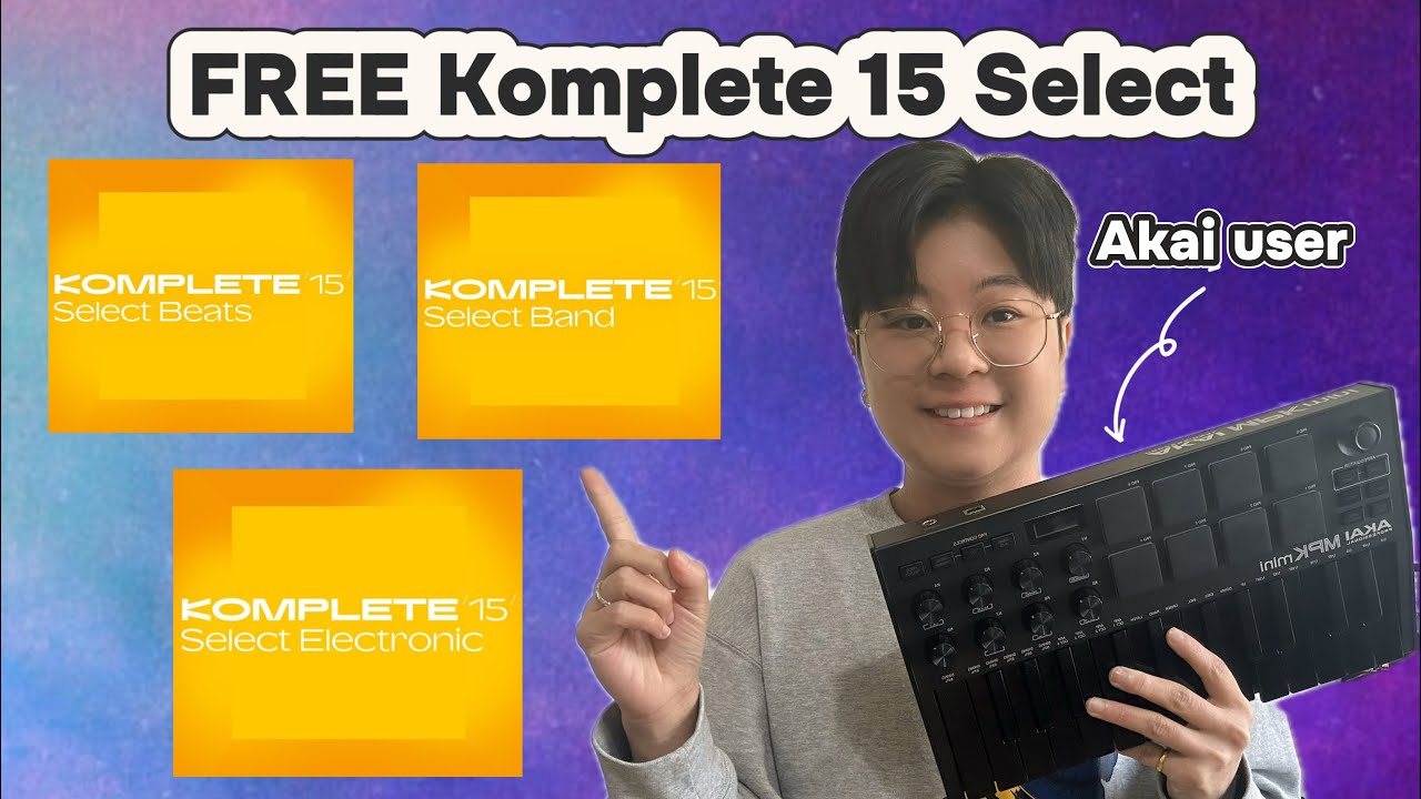 How to Get Komplete 15 Select for FREE with Your Akai MIDI Keyboard ...