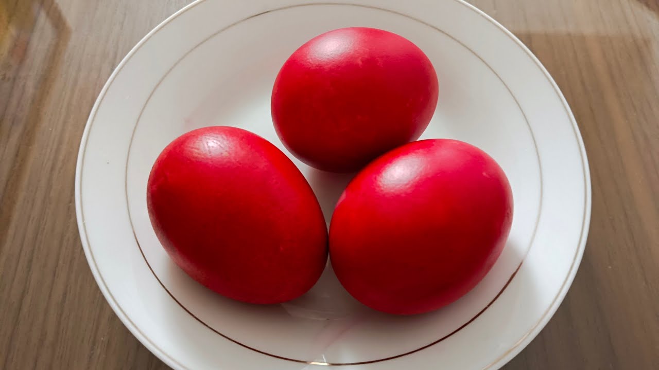 Tutorial Membuat Telur Merah Ulang Tahun - YouTube