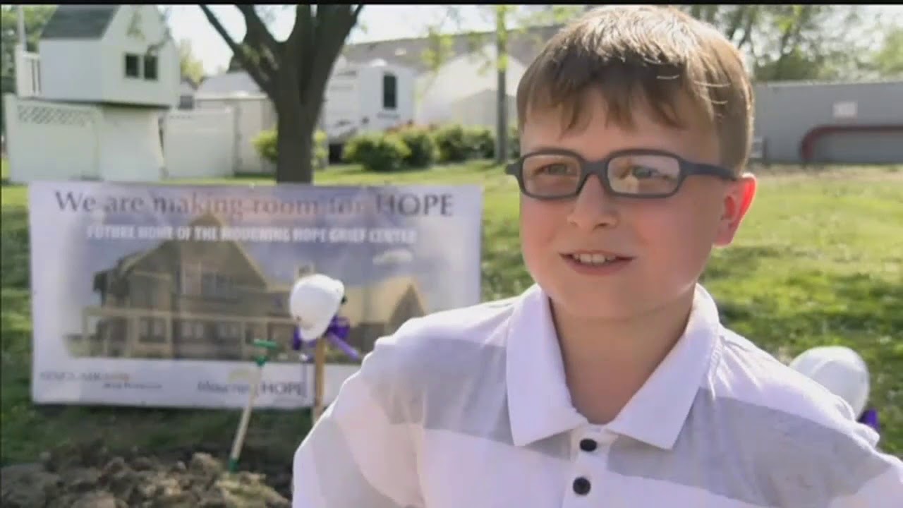 Mourning Hope breaks ground on permanent home - YouTube