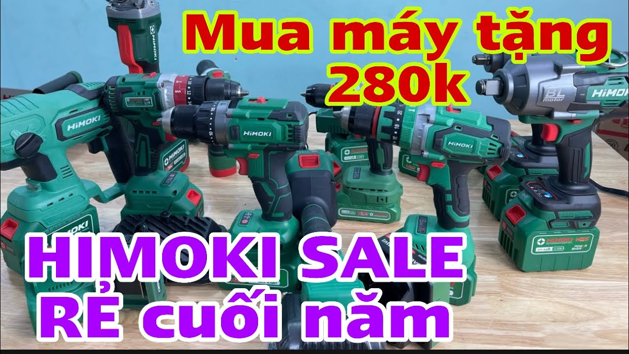 HIMOKI MÁY PIN SALE khủng khiếp nhất tặng 280k bộ quá sướng / Thái Bảo ...
