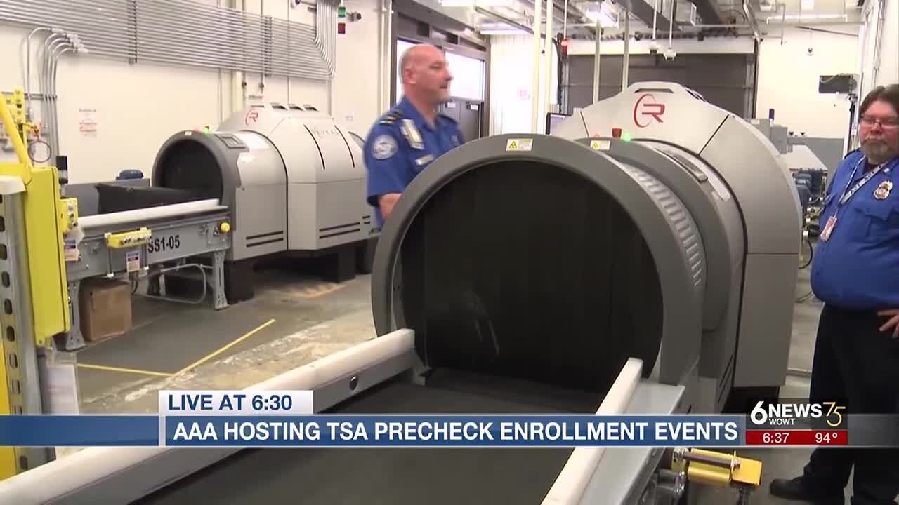 AAA to host TSA PreCheck enrollment events in Omaha - YouTube
