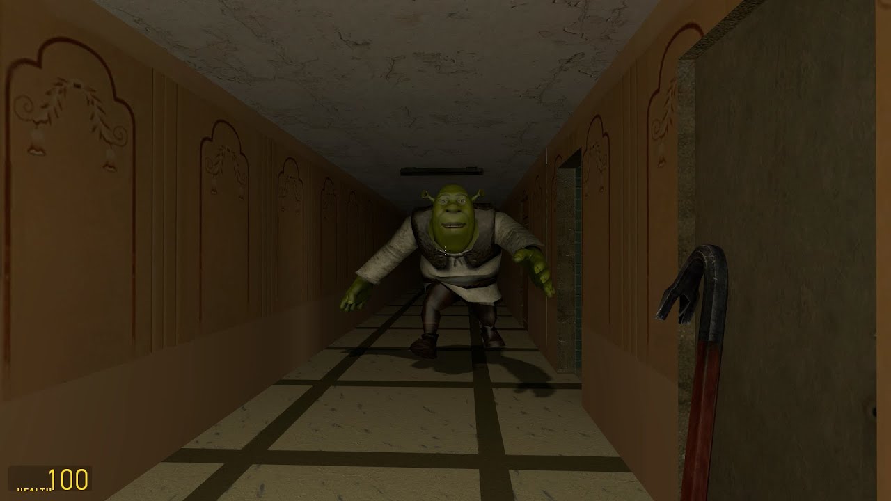 spooky shrek chasing me (Gmod) - YouTube