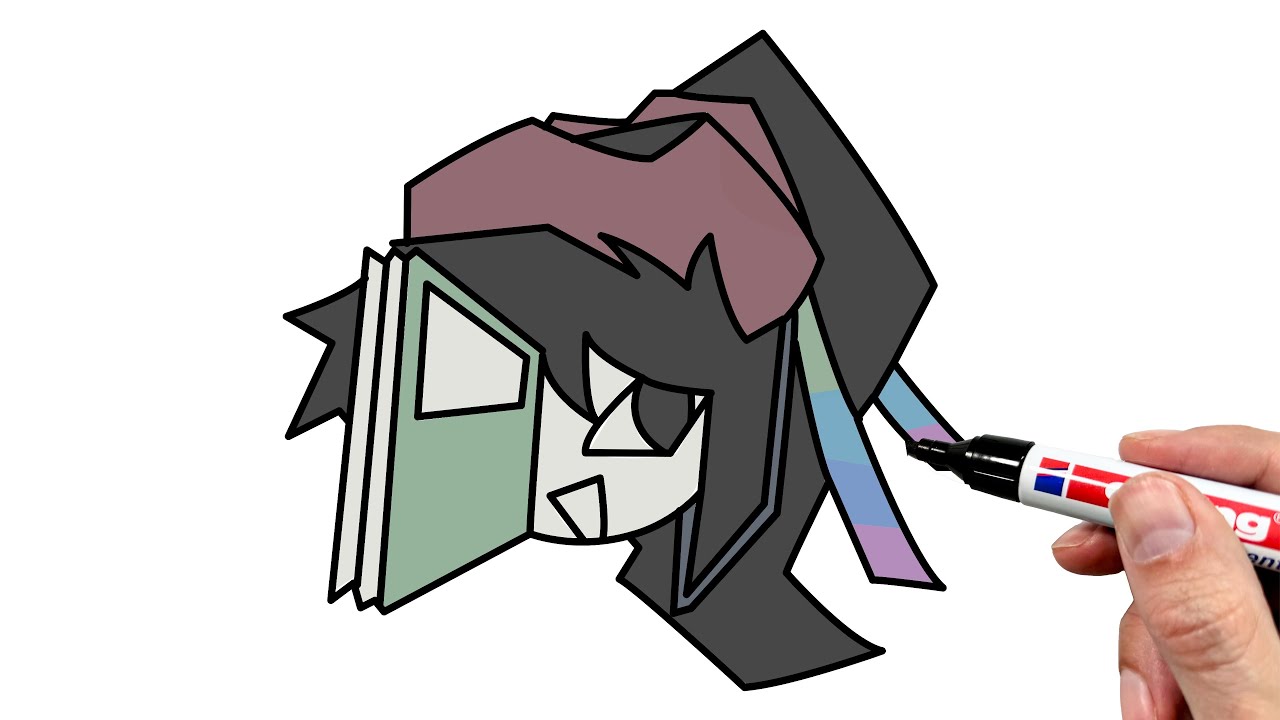 How to Draw Miss Sasha From Fundamental Paper Education - YouTube