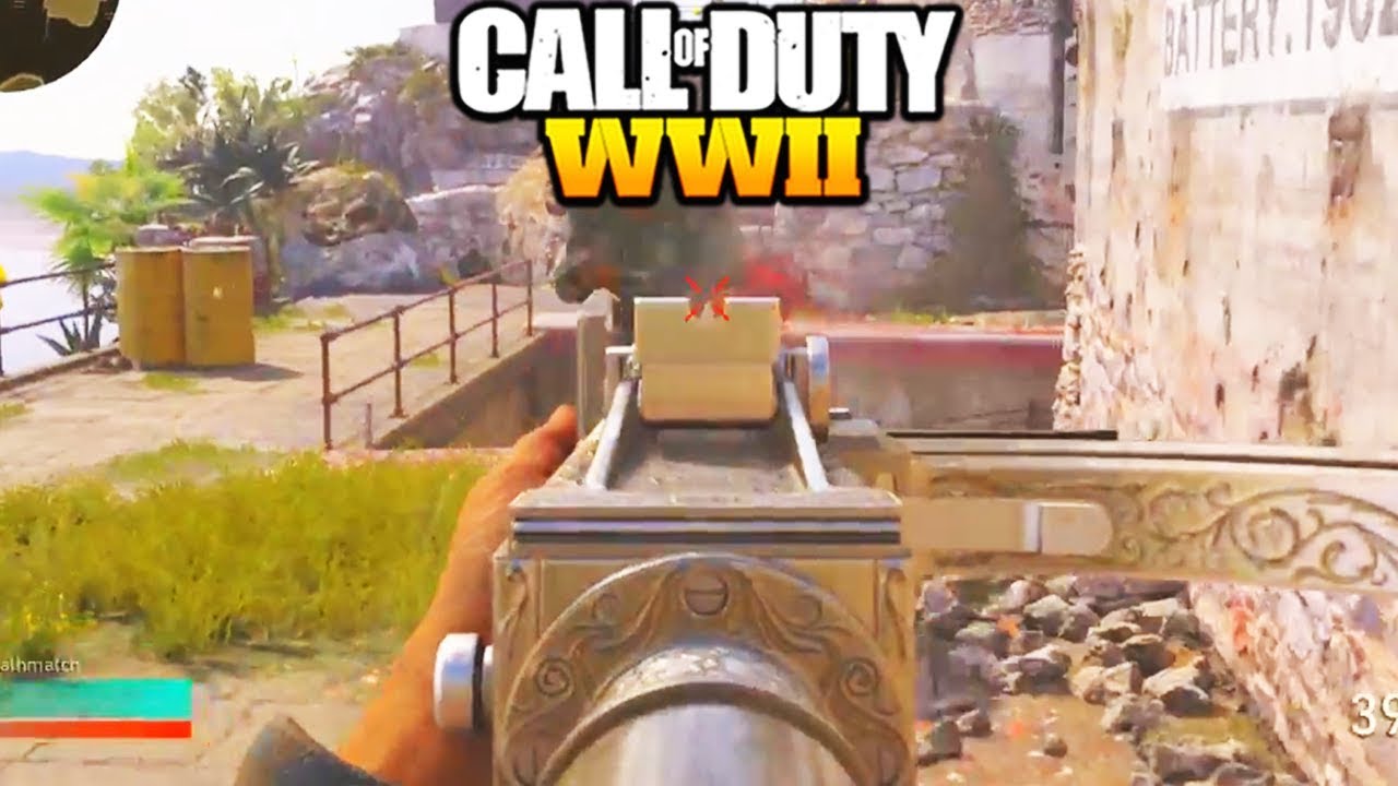 *NEW* GPMG GAMEPLAY COD WW2 NEW DLC GUNS! NEW WINTER DLC WEAPON LMG ...