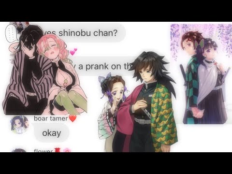 Demon slayer lyric prank (KNY Texting Story) - YouTube