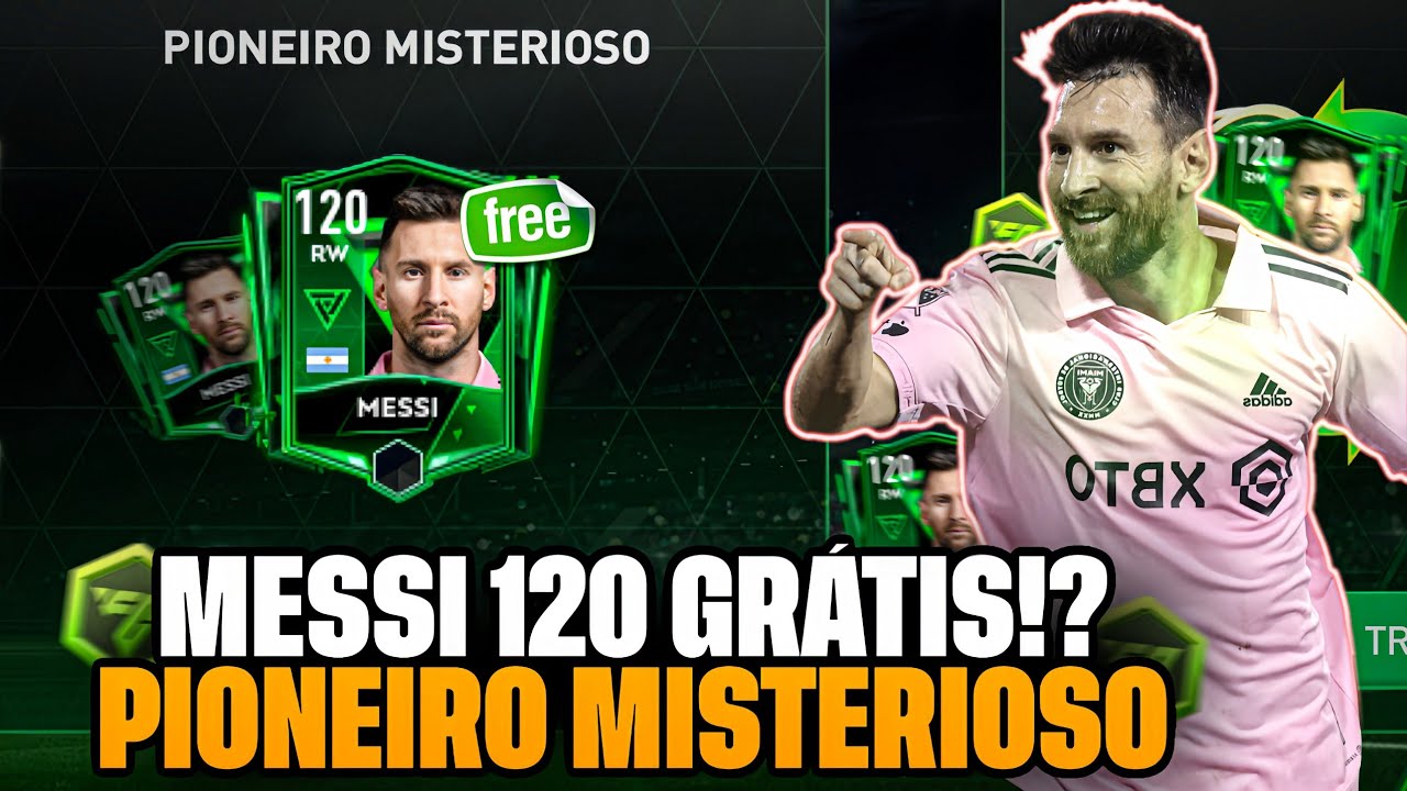🇦🇷 MESSI 120 GRÁTIS? REVELEI OQUE É O PIONEIRO MISTERIOSO! - YouTube
