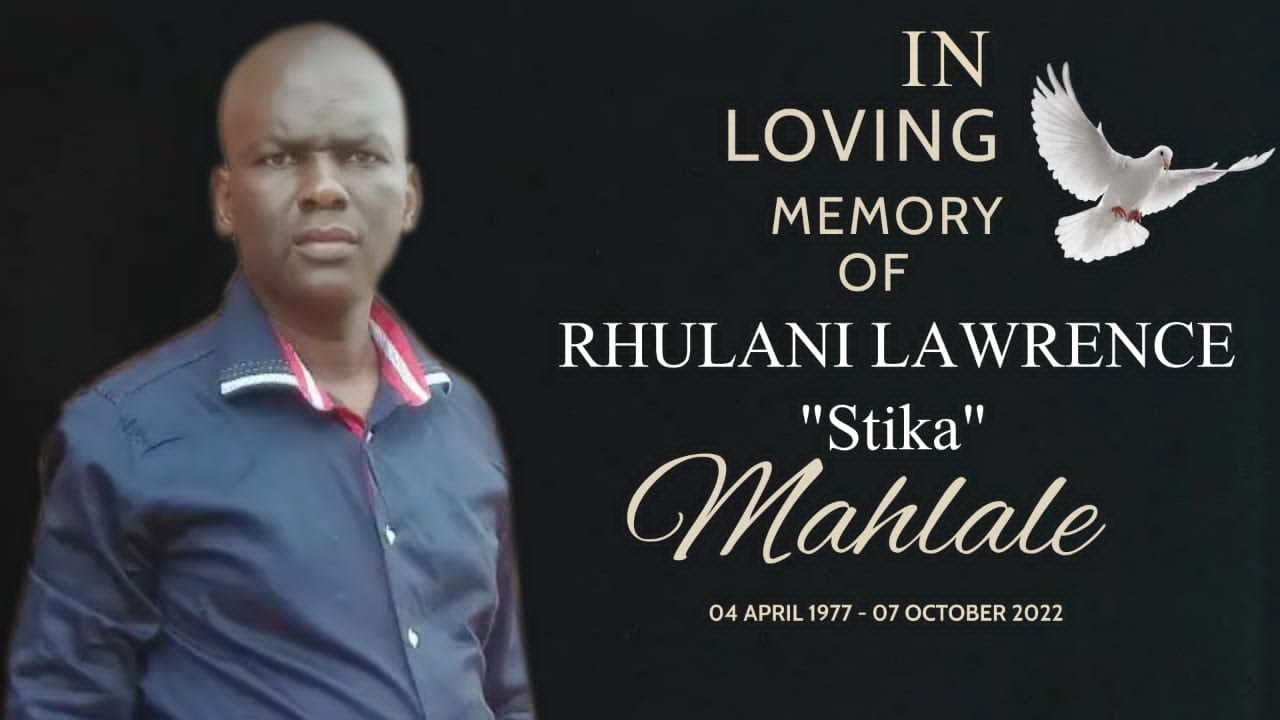 FUNERAL OF RHULANI LAWRENCE MAHLALE - YouTube
