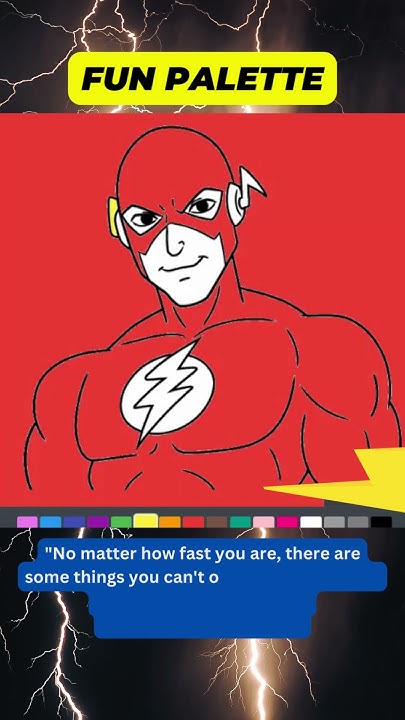 Coloring The Flash: Speed into Action with the Fastest Superhero - YouTube