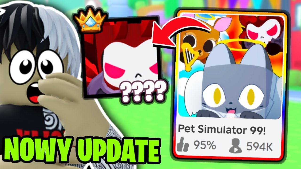 NOWY ANGELS vs DEMONS UPDATE w PET SIMULATOR 99! - YouTube
