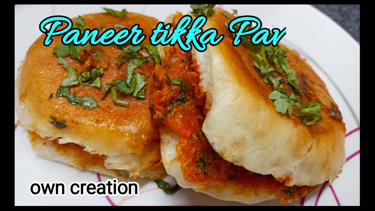 Paneer tikka pav | Panir tika pav | Paneer tika Pau | new recipe ...