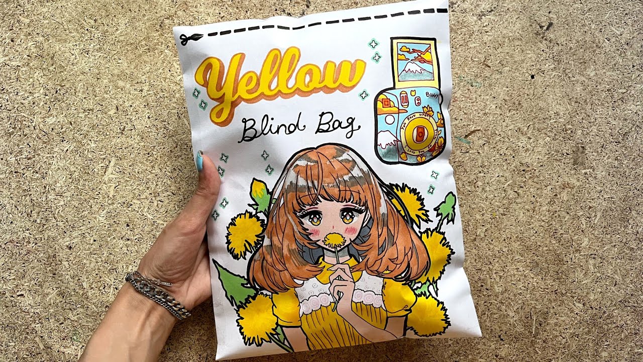 Blind Bag Paper π Yellow π Asmr Satisfying Opening Blind Box Neken