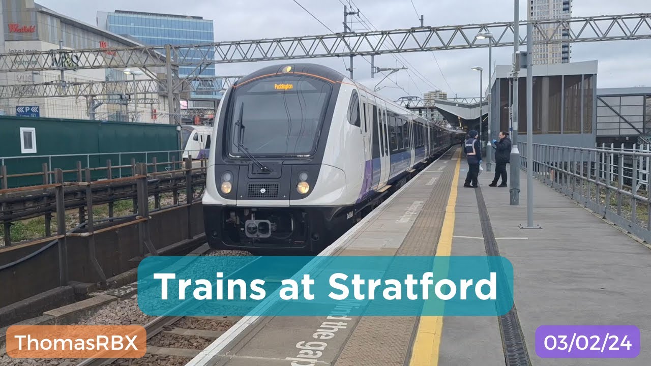 TfL Trains at Stratford | ThomasRBX - YouTube