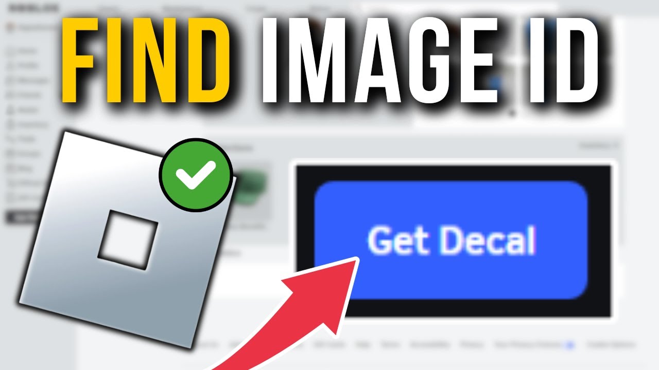 How To Get Image/Decal ID In Roblox - Full Tutorial - YouTube