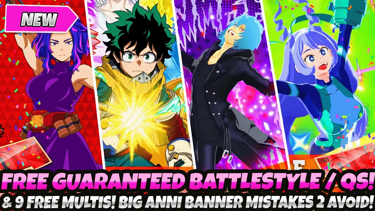 *DON'T MESS THIS UP!* NEW SPECIAL FREE CHARACTERS & QUIRK SKILL SETS ...