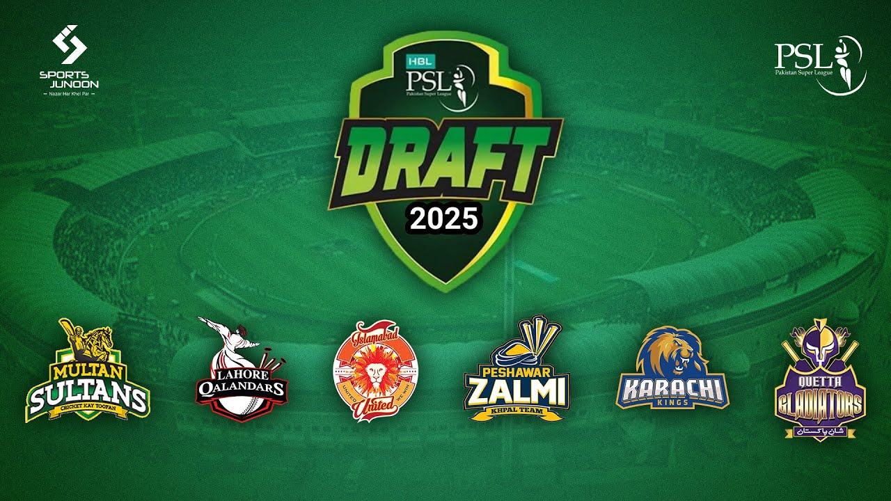 PSL 2025 Draft Live: Players Picks, Analysis & Expert Reports | Sports ...