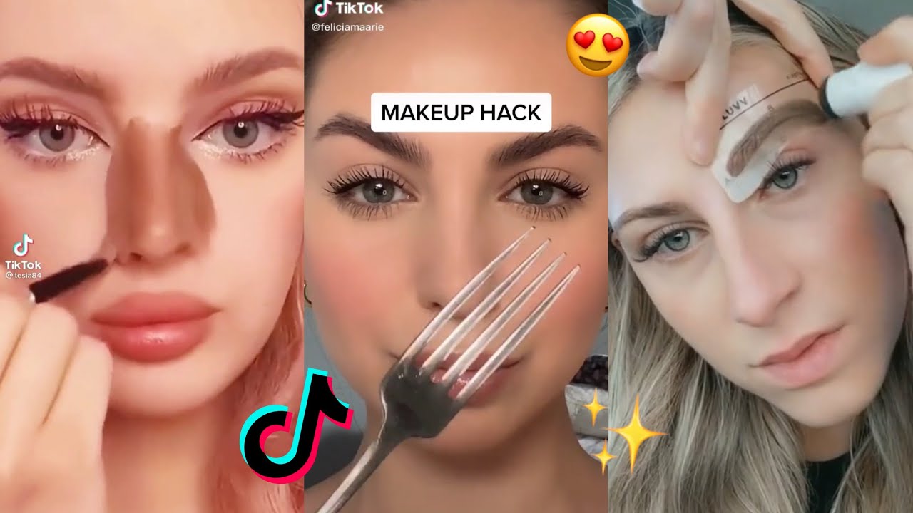 Mind blowing make up hacks to try tiktok - YouTube