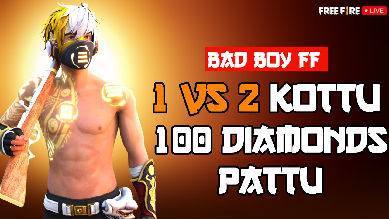 BAD BOY FF FREE FIRE LIVE IN TELUGU/YELLOW CRIMINAL PLAYER/LEVEL 80 ...