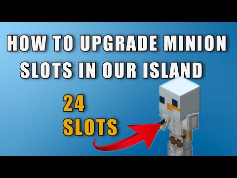How to upgrade minion slots in fakepixel [creaked server like Hypixel # ...