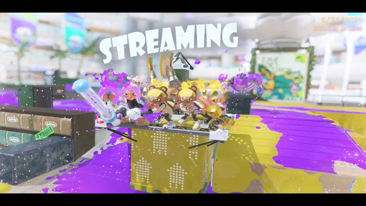 Speed running Splatoon 2 in very chaotic fashion as usual! :3 ...