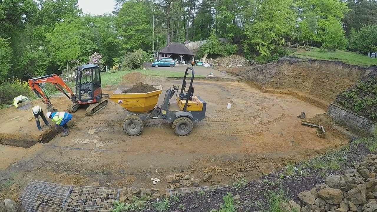digging foundations building inspector came - YouTube
