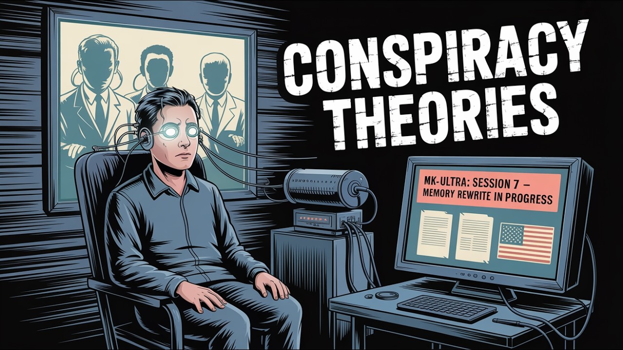 Conspiracy Theories | Proof MK-ULTRA Still Exists | Black Screen With ...